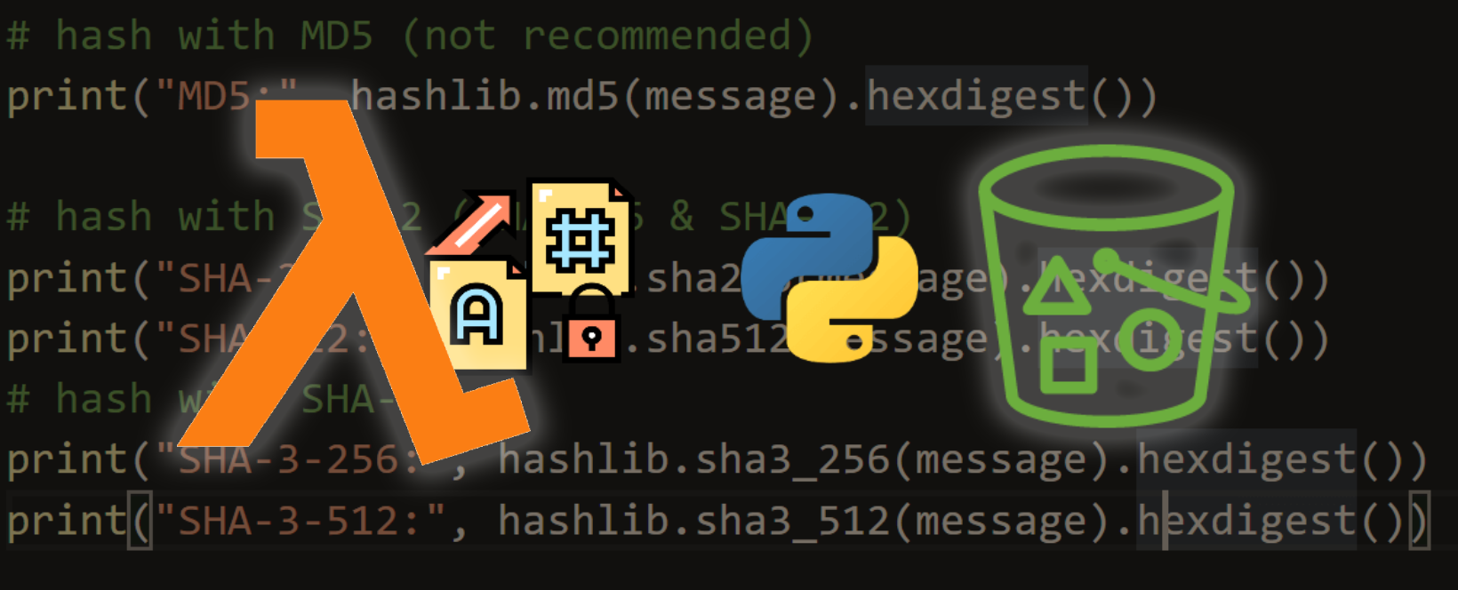 How to hash a file in a bucket S3 using AWS Lambda - Kaliex